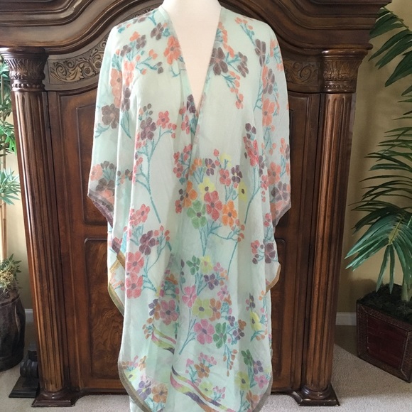 SAACHI | Other | Floral Saachi Kimono Wrap | Poshmark